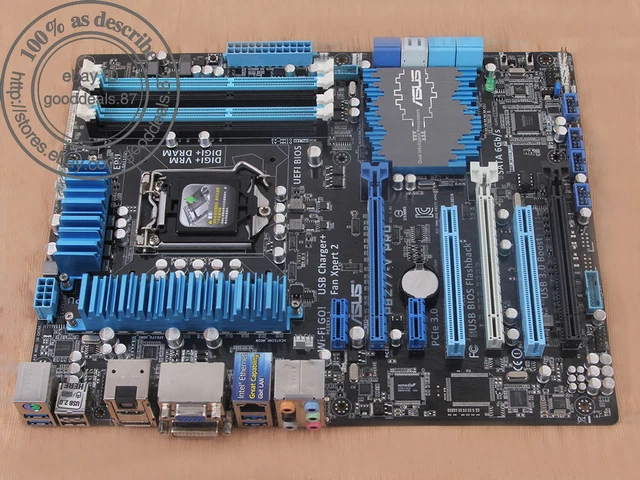 GENUINE ASUS P8Z77-V PRO, LGA 1155/Socket H2, Intel Z77 Motherboard DDR3 £159.01 - PicClick UK