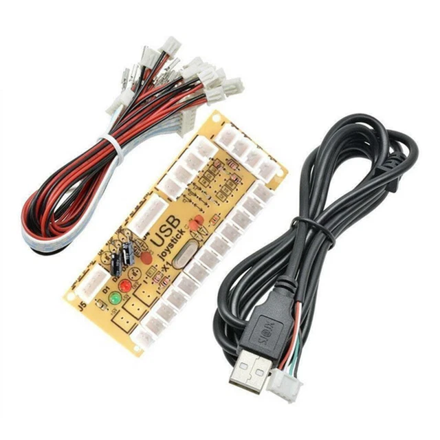 ZERO DELAY ARCADE USB Encoder PC to Joystick For Mame Jamma Fighting Game Set $10.39 - PicClick CA