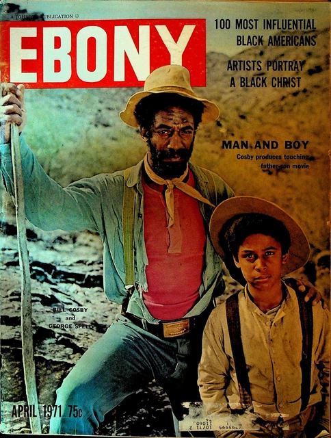 EBONY MAGAZINE APRIL 1971 Bill Cosby The Temptations The Apollo £24.25 ...