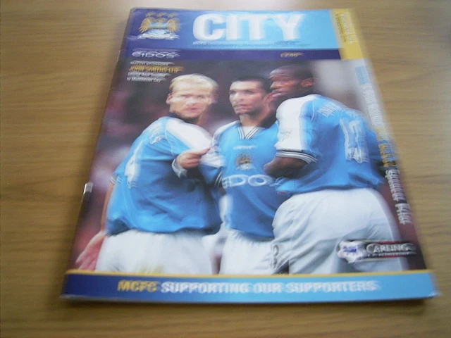 MANCHESTER CITY V Bradford City Premier 2000-01 £1.68 - PicClick UK