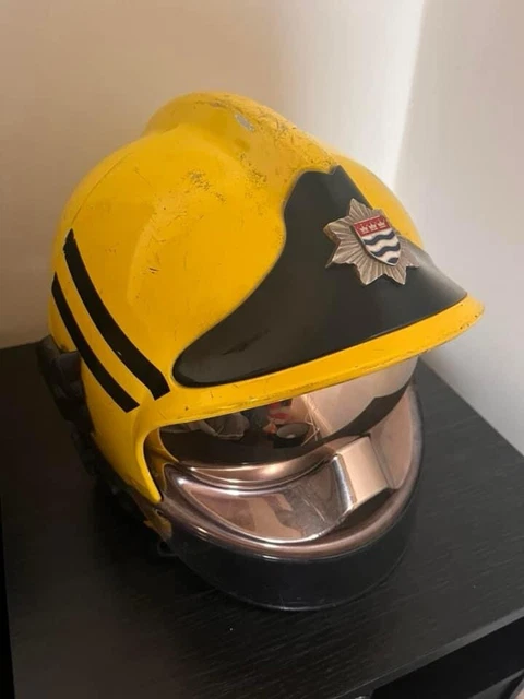 OBSOLETE LONDON FIRE Brigade Firefighters Helmet MSA Gallet £140.00 ...