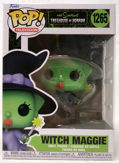FUNKO POP! TELEVISION Simpsons Treehouse of Horror 1265 Witch Maggie ...