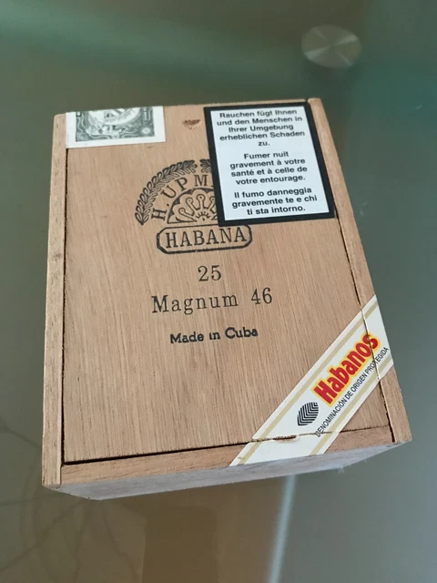 HUPMAN HABANOS Boite de 25 cigares Magnum 46 vide EUR 20,00 - PicClick FR