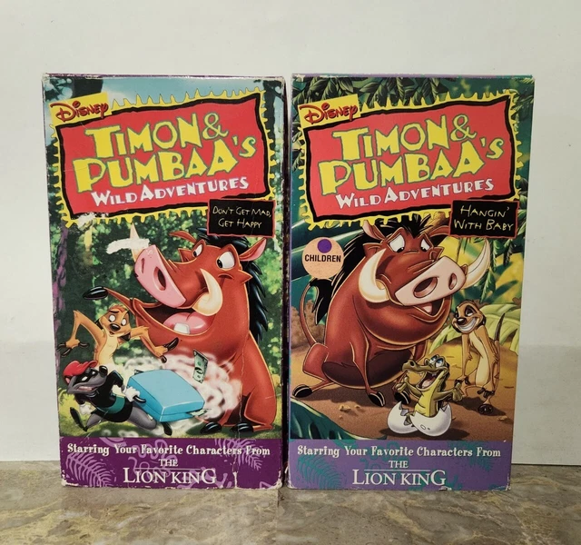 TIMON & PUMBAA'S WILD ADVENTURES Don't Get Mad Happy & Hangin w/ Baby ...