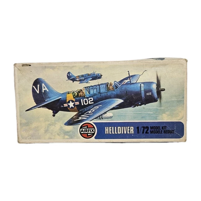 AIRFIX 1:72 SCALE Helldiver Bomber Model Aircraft Kit 02031-0 Missing ...