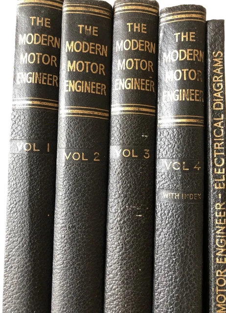 THE MODERN MOTOR Engineer Set & Electrical & Engineers Wall Chart 1st ...