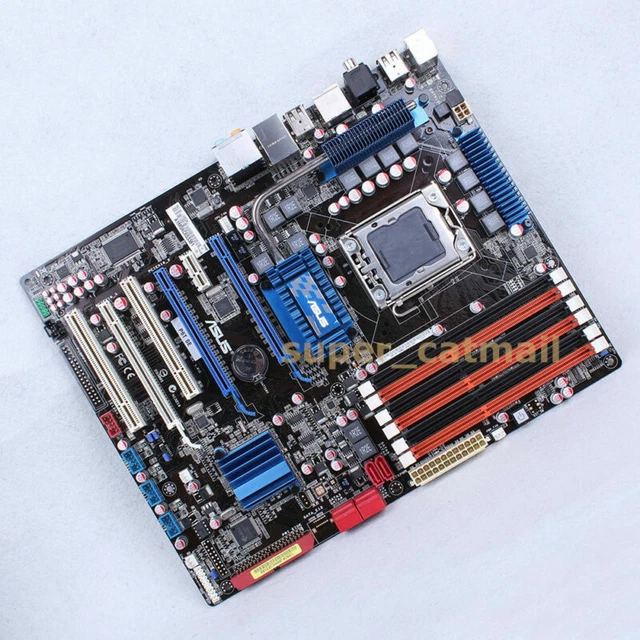 GOOD WORKING ASUS P6T SE LGA 1366 Socket B Intel X58 Motherboard ATX ...