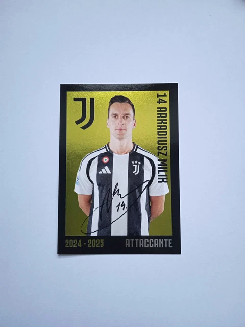 OFFICIAL STICKER COLLECTION 2024-2025 Nr.J25 *14 MILIK* JUVENTUS ...