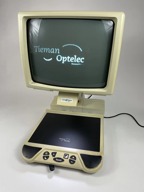 TIEMAN OPTELEC CLEARVIEW 300 LCD Video Magnifier (17” Screen) Geriatric ...