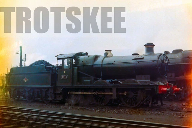 COLOUR NEGATIVE BR British Railways Steam Loco 3214 Class 2251 ...