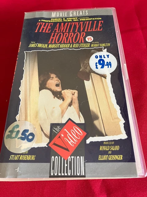 CLASSIC 70'S HORROR Movie VHS - THE AMITYVILLE HORROR (1979) £3.99 ...