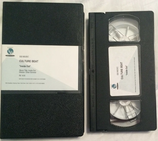CULTURE BEAT-INSIDE OUT/1996 Sony/550 Music Records Vhs Single Promo ...
