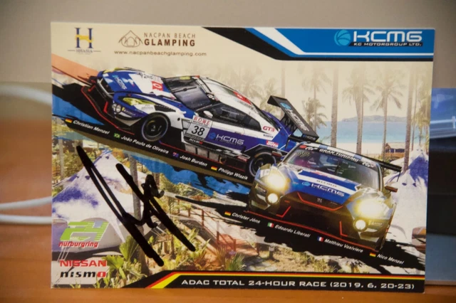 KCMG MOTORGROUP LTD Nissan GTR GT3 2019 Nurburgring 24hr Signed Driver ...