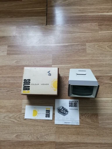 PHOTAX SOLAR 3 Vintage Colour Slide Viewer, £10.00 - PicClick UK