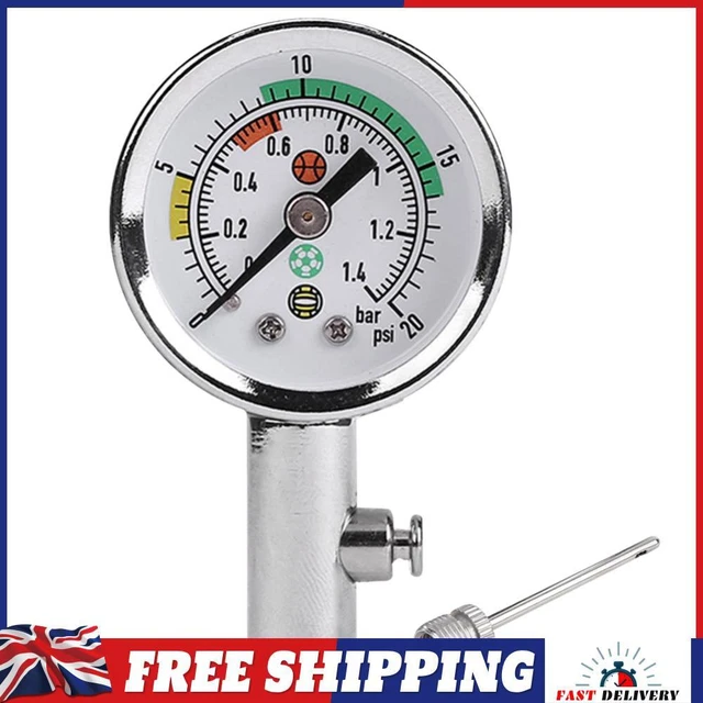 FOOTBALL BAROMETER INFLATABLE Soccer Ball Barometers Sport Measuring ...