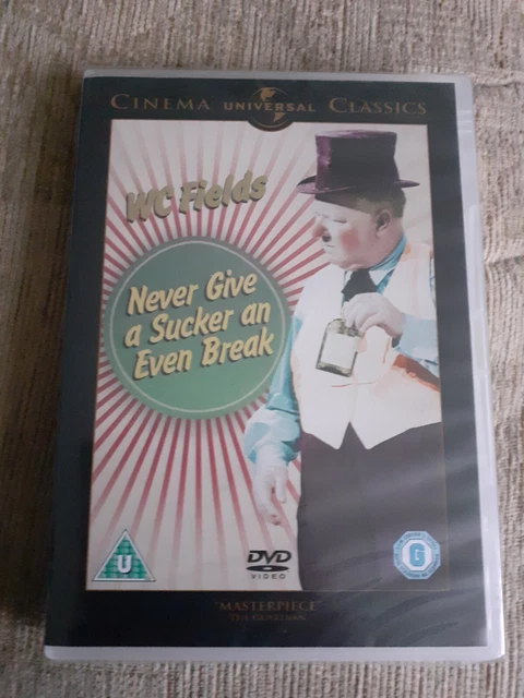 NEVER GIVE A Sucker An Even Break [DVD] W C FIELDS BRAND NEW SEALED EUR ...