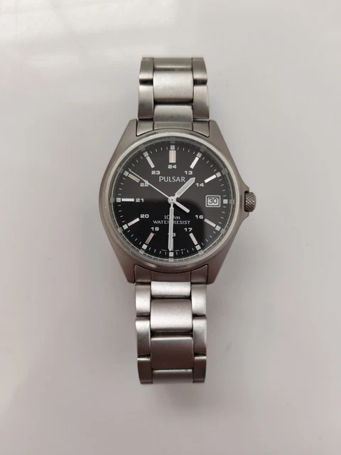 PULSAR VX42-0AB0 MILITARY Style Mens Quartz Watch £45.00 - PicClick UK