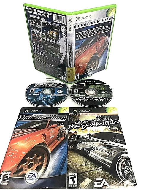 NEED FOR SPEED: Underground & NFS:Most Wanted Microsoft Original Xbox 2 ...