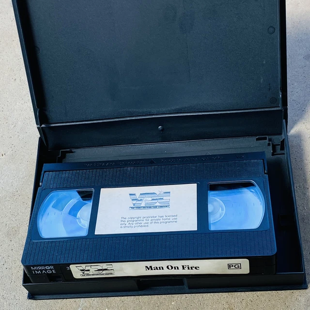 VHS VIDEO MAN On Fire 1987 Fremantle Big Box Release Starring John ...