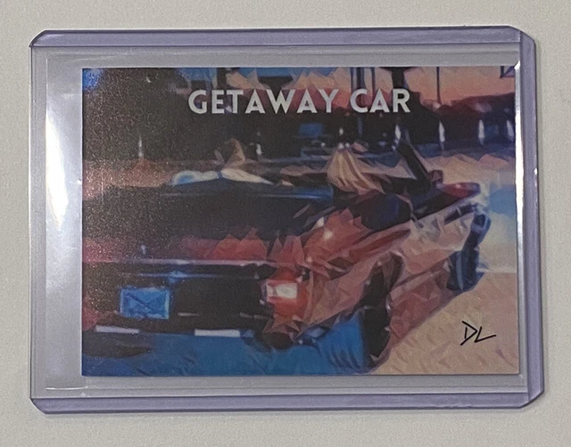 TAYLOR SWIFT & Travis Kelce Limited Artist Signed “Getaway Car” Card 2/ ...