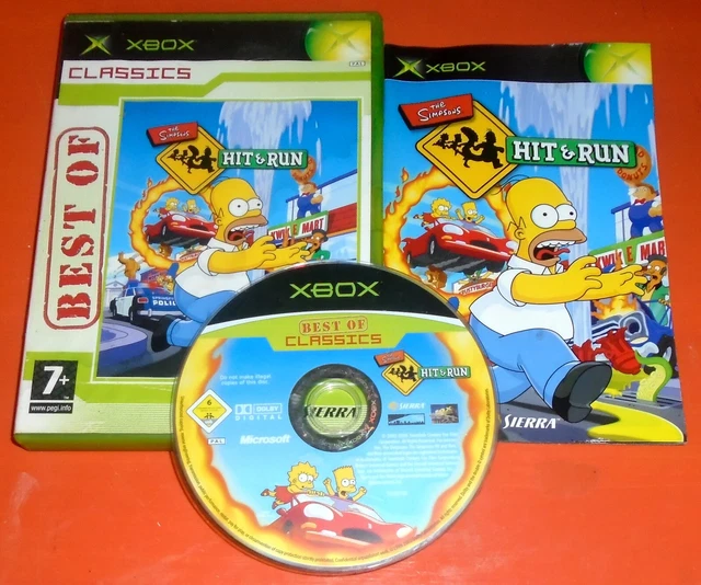 THE SIMPSONS HIT & Run (Microsoft Original Xbox Game) PAL UK Complete ...