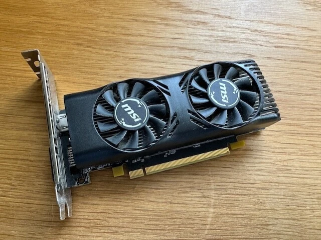 MSI GTX 1650 Low Profile 4GT LP OC Low Profile SFF GPU £131.00 ...