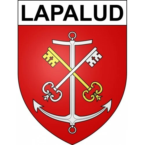 LAPALUD 84 VILLE sticker blason écusson autocollant adhésif EUR 6,99 - PicClick FR