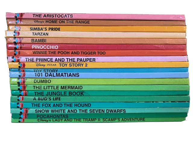 WALT DISNEY'S WONDERFUL World of Reading Collection Of 19 Children’s ...