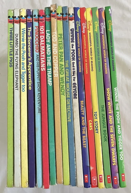 DISNEY'S WONDERFUL WORLD of Reading Official Collection Of 17 Classic ...