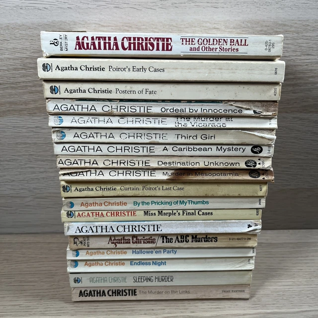 AGATHA CHRISTIE POIROT Miss Marple Paperback Bundle Book Set £5.50 ...