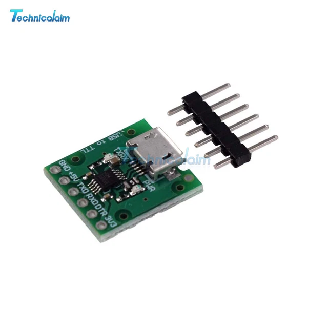 DC3.3-5V 6 PIN CH340E MSOP10 modulo da usb a TTL per Arduino Pro Mini ...