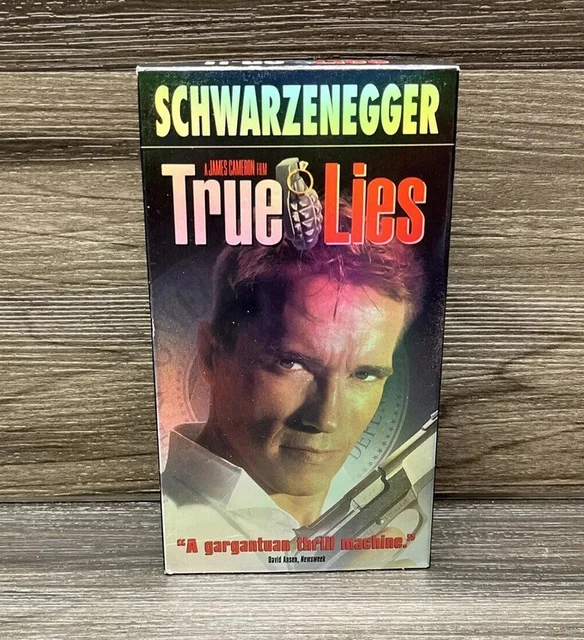 TRUE LIES VHS Arnold Schwarzenegger New Sealed Watermark Movie Video ...
