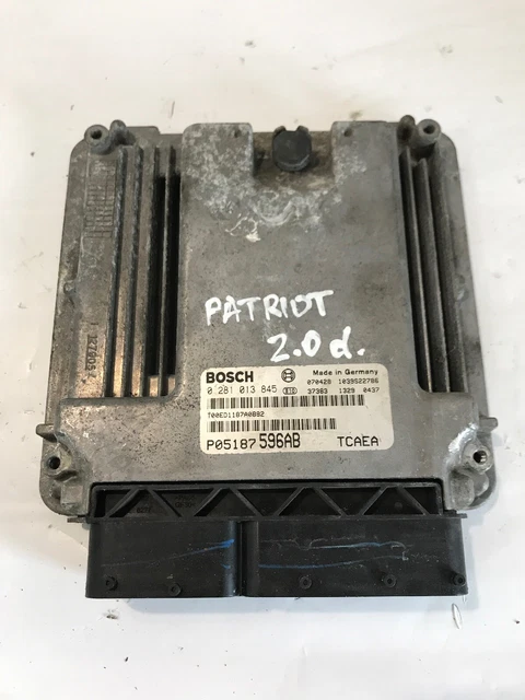 JEEP PATRIOT 2.0 Crd Engine Control Unit-Ecu 0281013845 P05187596Ab ...