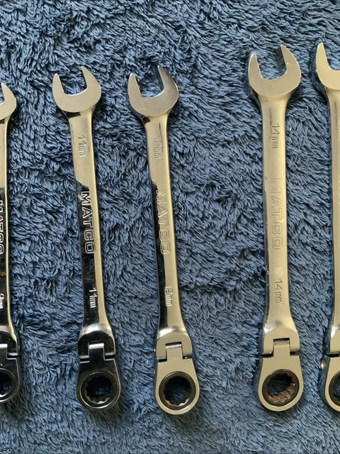 MATCO RATCHETING WRENCHES, 1 Direction….metric, 9pc….momo $104.73 ...