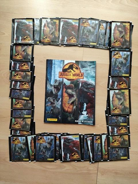 Lot Pack Panini Jurassic World Park Le Monde D'après Album Neuf + 50