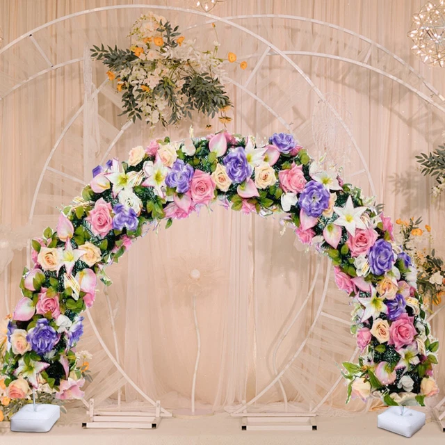 BALLOON ARCH STAND Kit Column Pole Base Garland Table Frame Holder ...