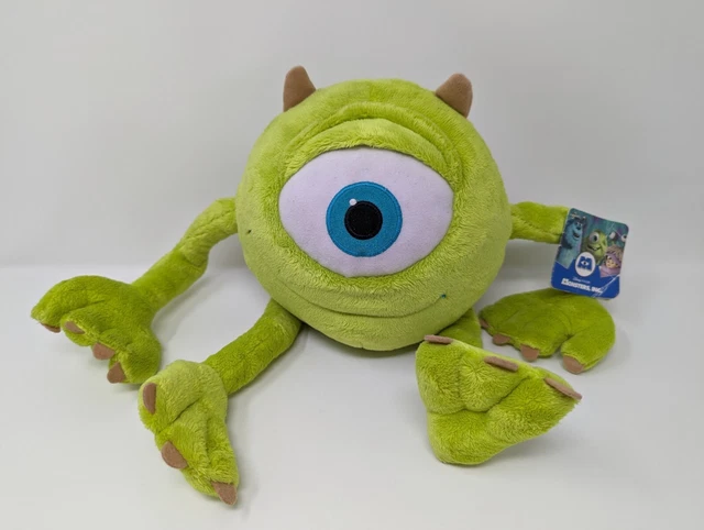 DISNEY PIXAR MIKE Wazowski Monsters Inc Soft Toy Plush WL with Tag £12. ...