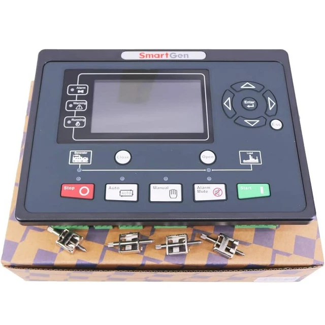 GENSET GENERATOR ENGINE Controller Generator Control Module Automation ...