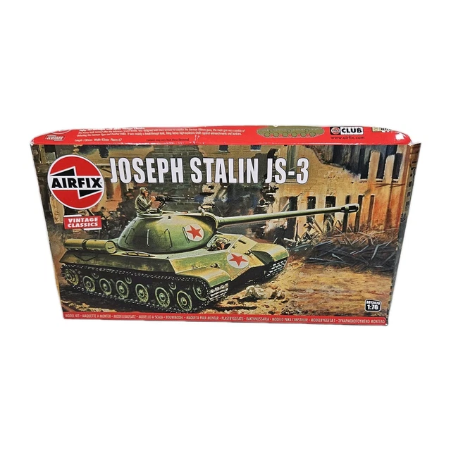 AIRFIX 1/76 JOSEPH Stalin JS-3 Tank Model Hornby Hobbies Kit Classics ...
