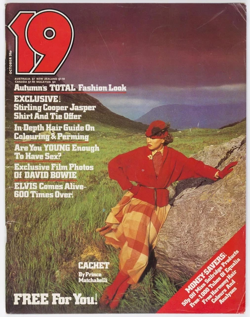 BROOKE SHIELDS DAVID Bowie RENE RUSSO STIRLING COOPER Mulberry 19 ...