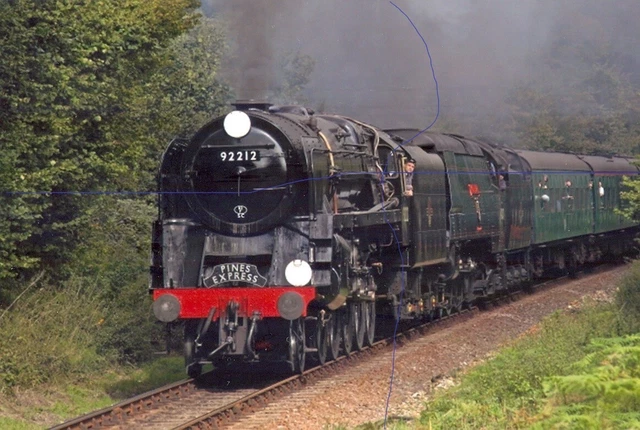 STEAM TRAIN PICTURE Br Engine Locomotive Photo 2-6-4 Tank Photograph ...