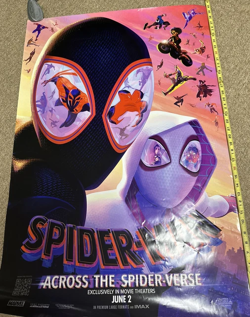 SPIDER-MAN: ACROSS THE SpiderVerse Original Movie Poster 27" x 40" 2023 ...