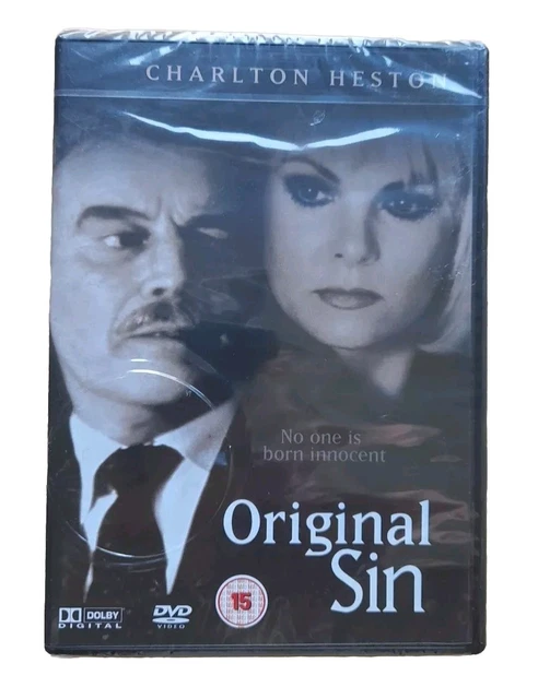 ORIGINAL SIN DVD - Charlton Heston 1989 Crime Drama Movie - New ...