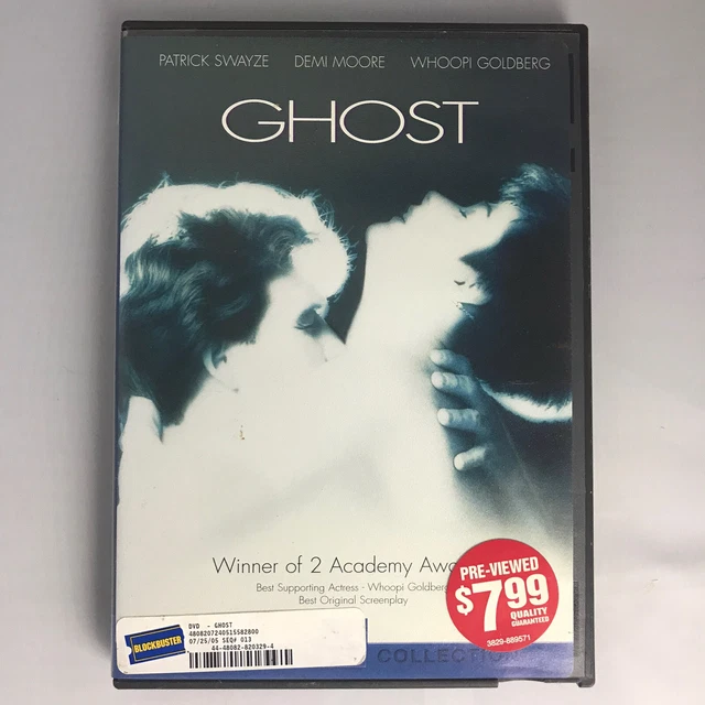 GHOST CLASSIC DVD Film Patrick Swayze Demi Moore Whoopi Goldberg Cert ...