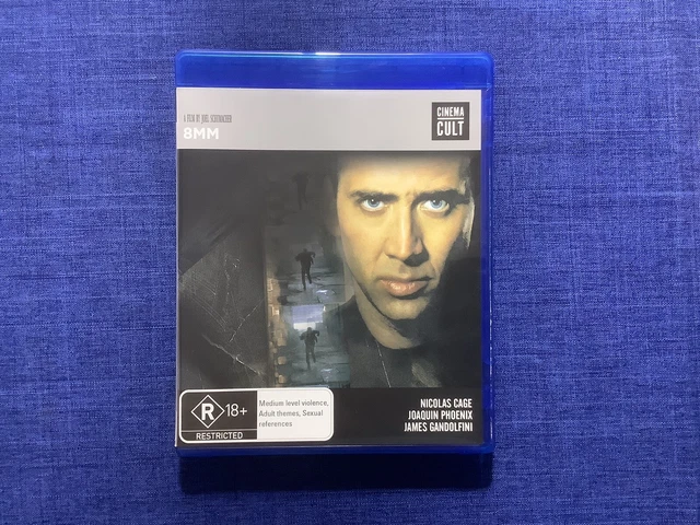 8 MM (BLU-RAY, 1999) Crime Thriller Nicolas Cage - Like New Region B $21.95 - PicClick AU