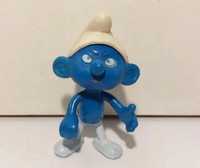 PUFFI PUFFO PEYO Epoch 1983-Smurf Schlumpf Schtroumpf Pitufo-Gomma ...