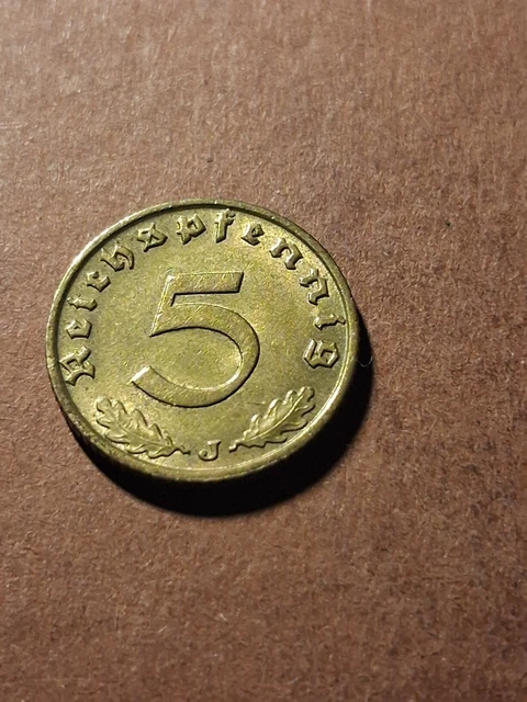 5 REICHSPFENNIG 1939 J EUR 1,50 - PicClick DE