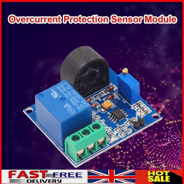 Dc 12v Currents Detection Sensor Module 5a Relay Overcurrent Protection