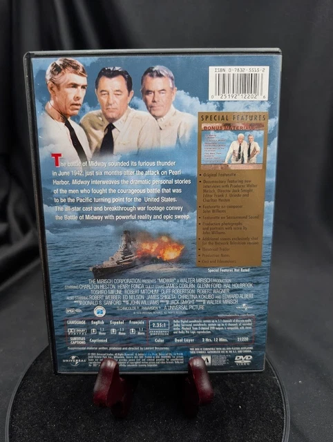 MIDWAY COLLECTOR'S EDITION DVD 1975 Charlton Heston Henry Fonda James ...