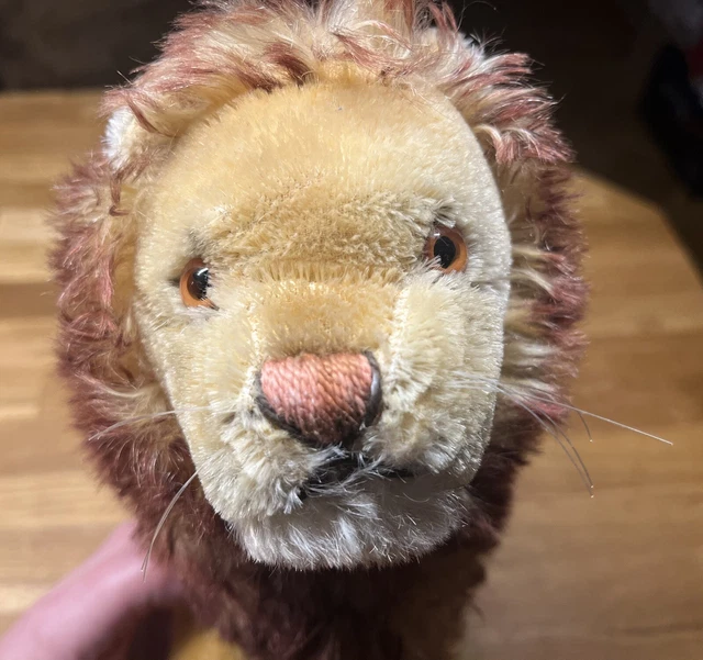 STEIFF LEO LÖWE 28 cm 0800/28 von 1968-1973 stehend o.a. Lion Mohair ...